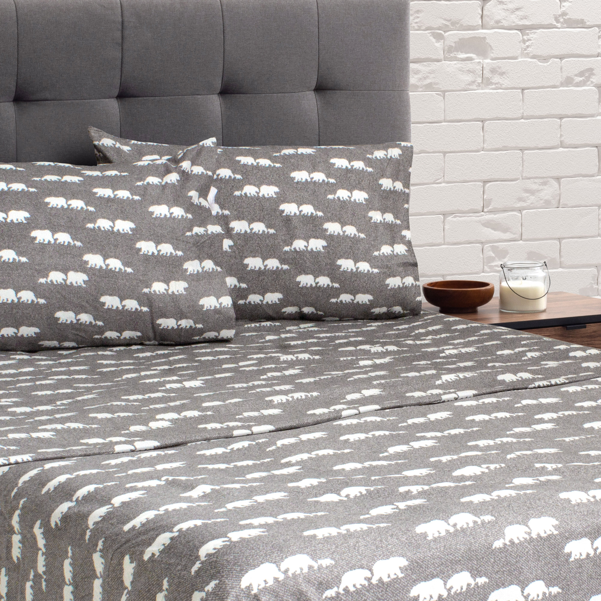 Safdie & Co. Inc. Super Animal Print Microfiber Sheet set | Wayfair