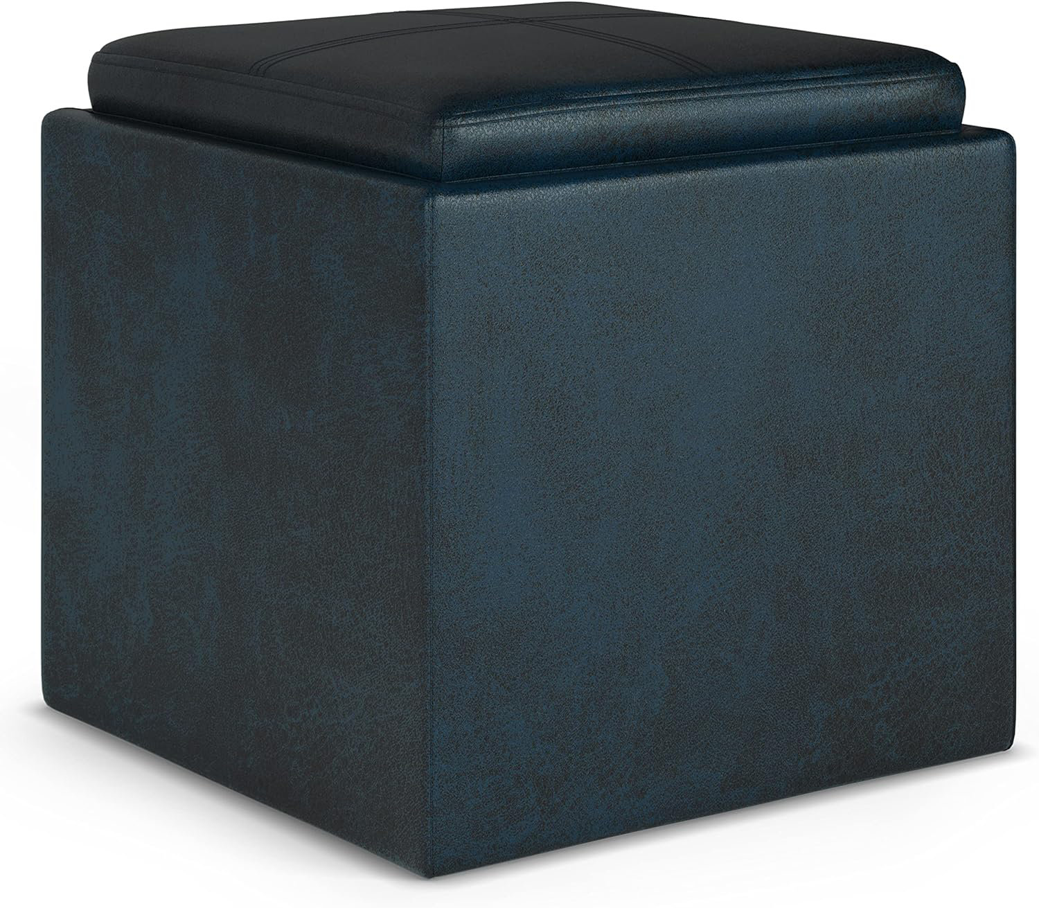 Latitude Run® Wide Contemporary Square Cube Storage Ottoman | Wayfair