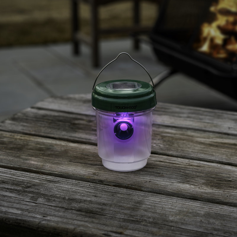 Touch of ECO Solar Powered Integrated LED Outdoor Insect Trapper ...