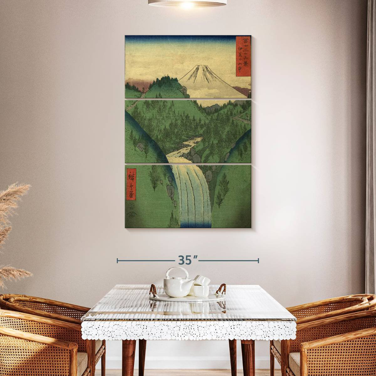 Elephant Stock Japanese Woodblock Landscape - Wayfair Canada