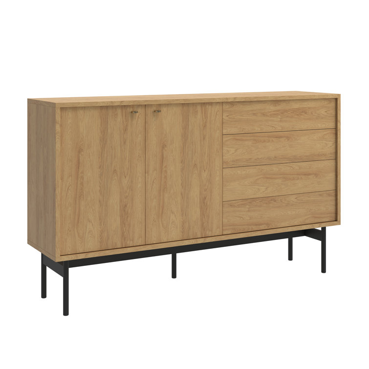 Latitude Run Allyra 2-Door 4-Drawer Dresser 154 cm | Wayfair.co.uk