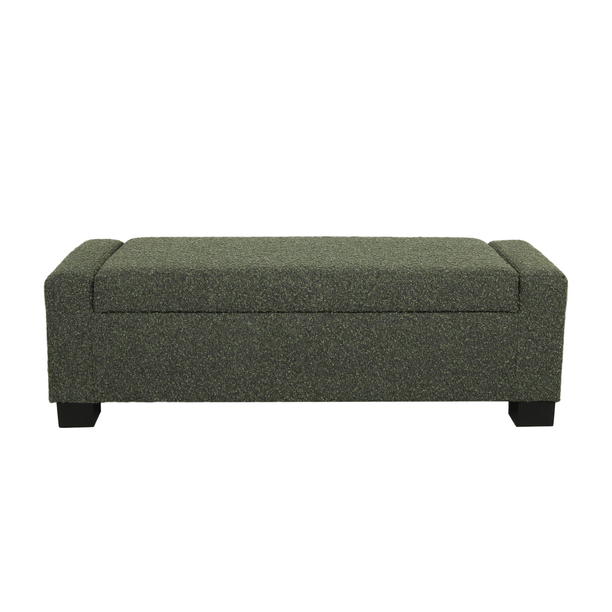 Latitude Run® Versatile Rectangular Textured Fabric Ottoman With Hidden ...