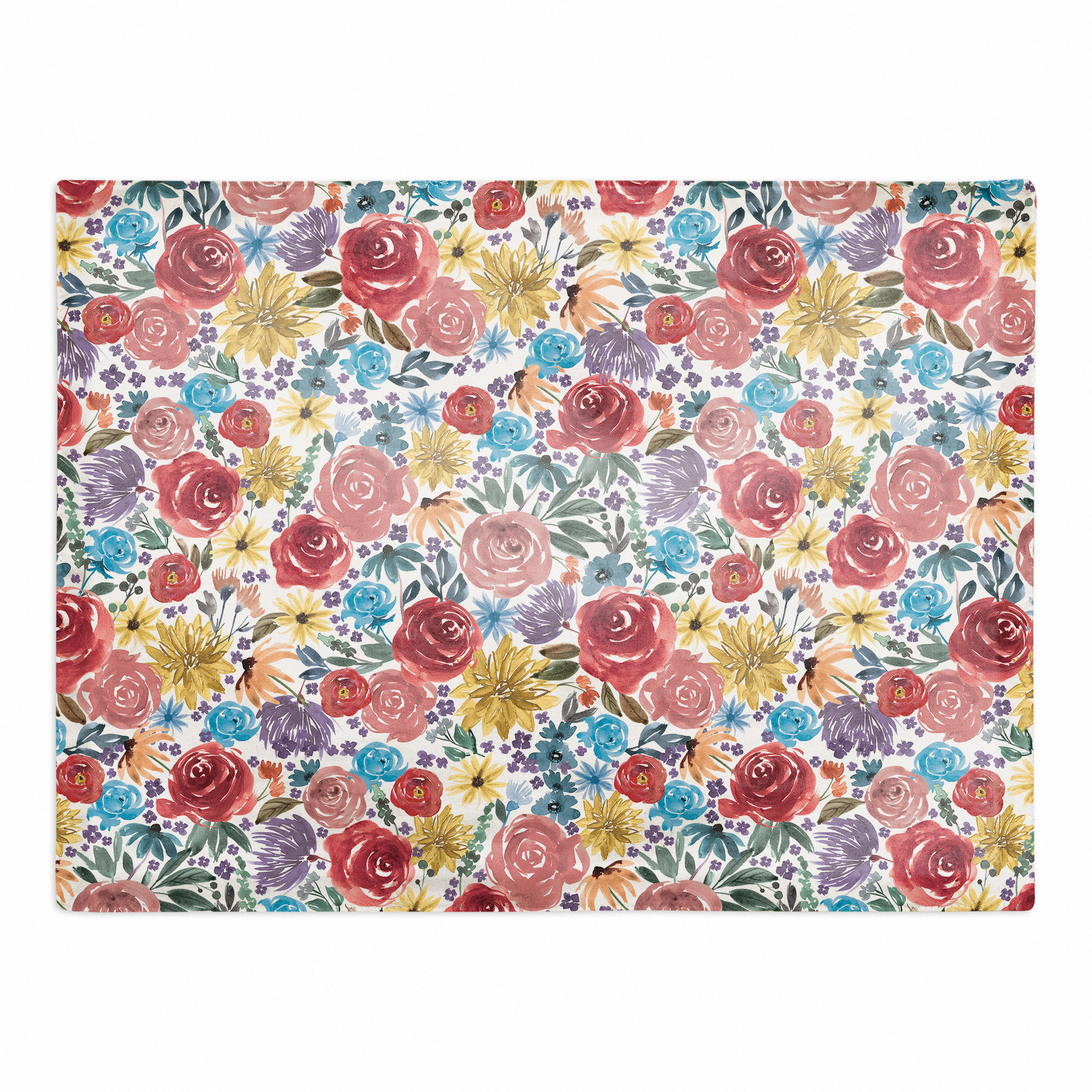 East Urban Home Polyester Floral Rectangular Placemat | Wayfair