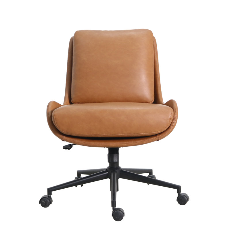 Wade Logan® Ashfan Faux Leather Task Chair & Reviews | Wayfair