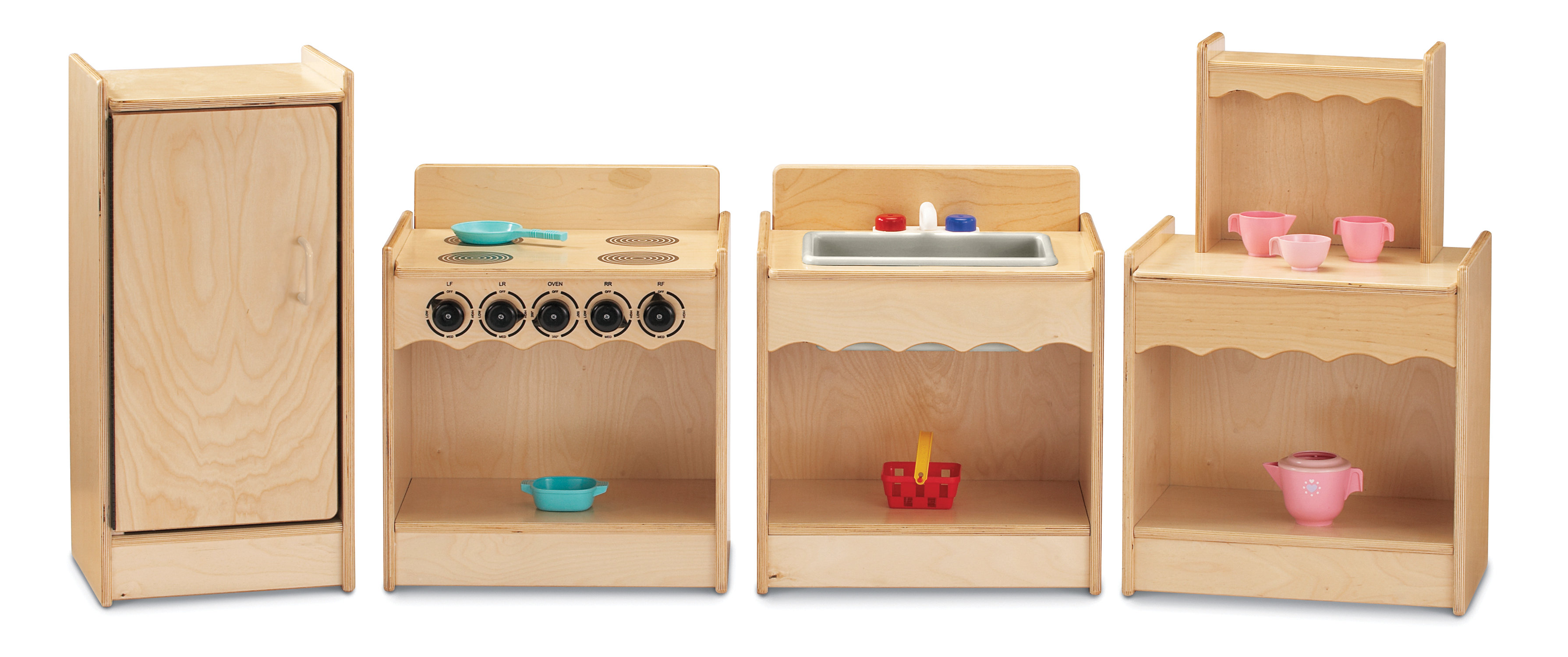 Jonti-Craft® Toddler Contempo Kitchen 4 Piece Set | Wayfair