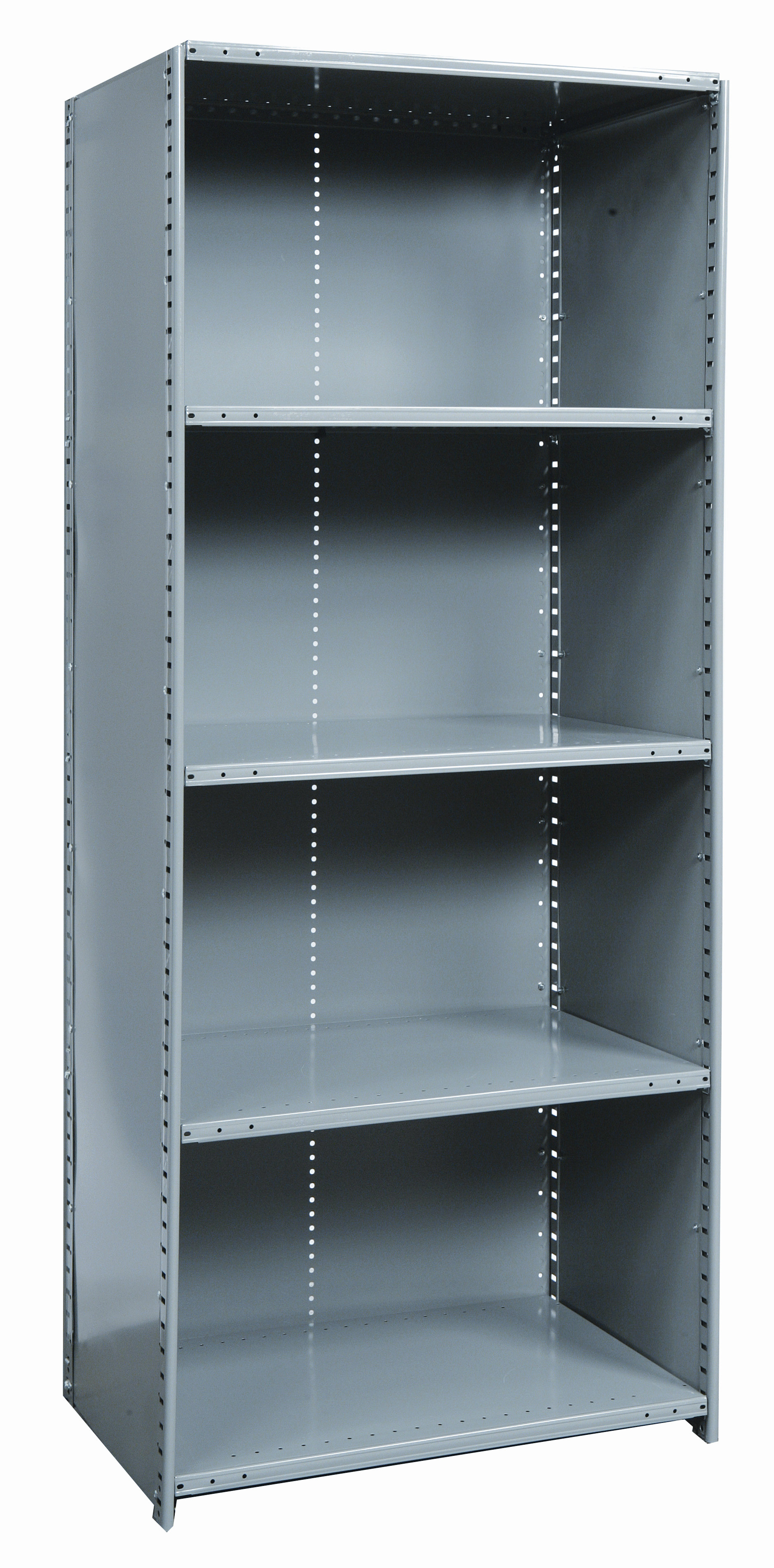 Hallowell Hi-Tech Extra Heavy-Duty Closed Type 4 Shelf Shelving Unit ...