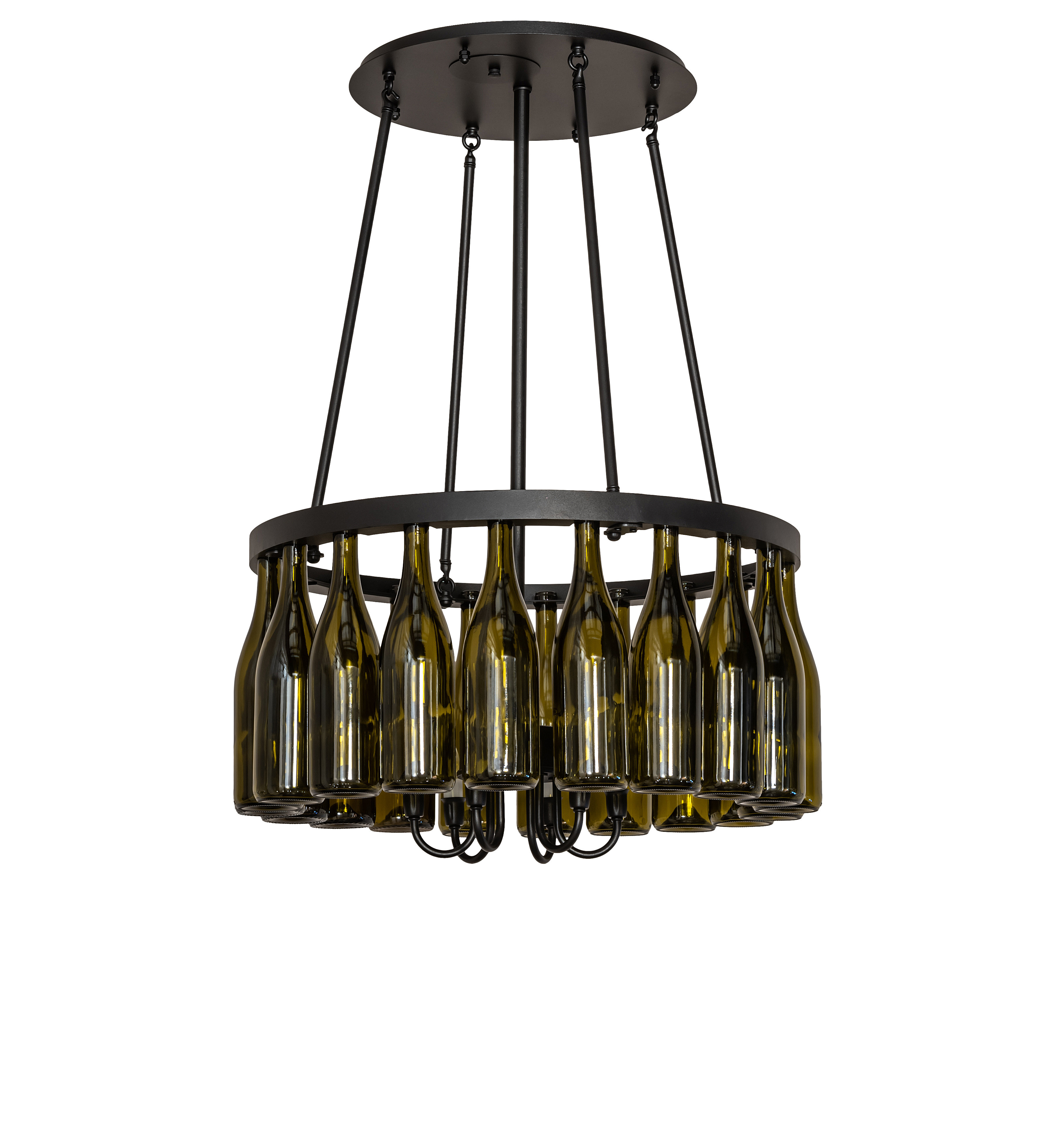 Williston Forge Jacody 6 - Light Unique Wagon Wheel Chandelier | Wayfair