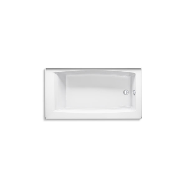 Kohler Entity 60 In. X 32 In. Alcove Bath With Right Drain & Reviews ...