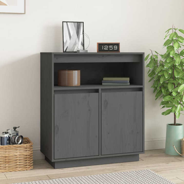17 Stories Mashana 70cm Solid Wood Sideboard | Wayfair.co.uk