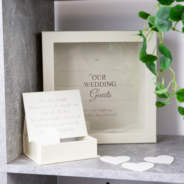 Happy Homewares Text & Numbers Decorative Box | Wayfair.co.uk