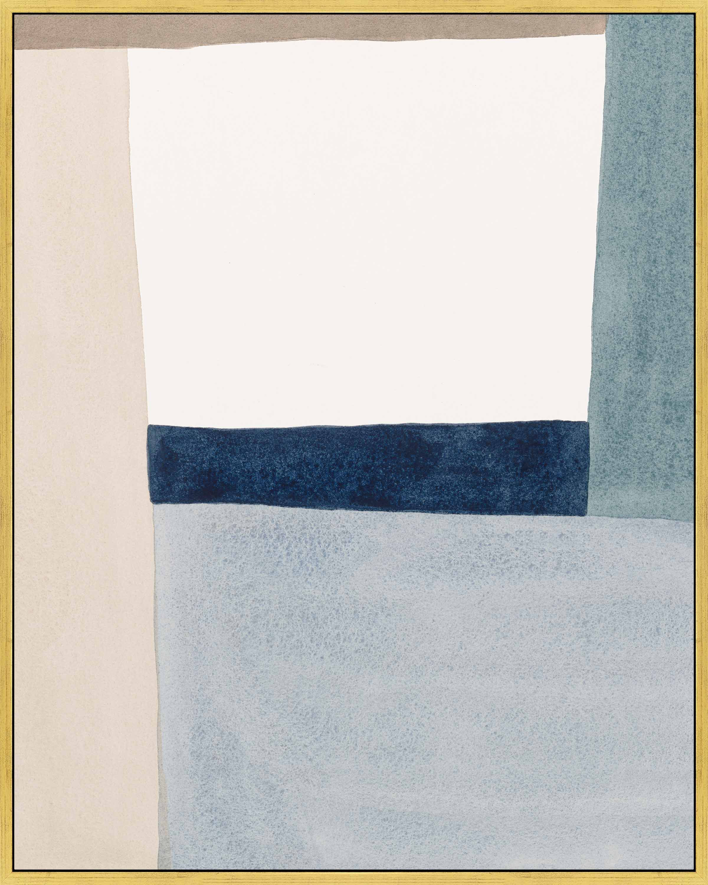 AllModern Composition in Blue 2 by Julia Balfour - Picture Frame Print ...