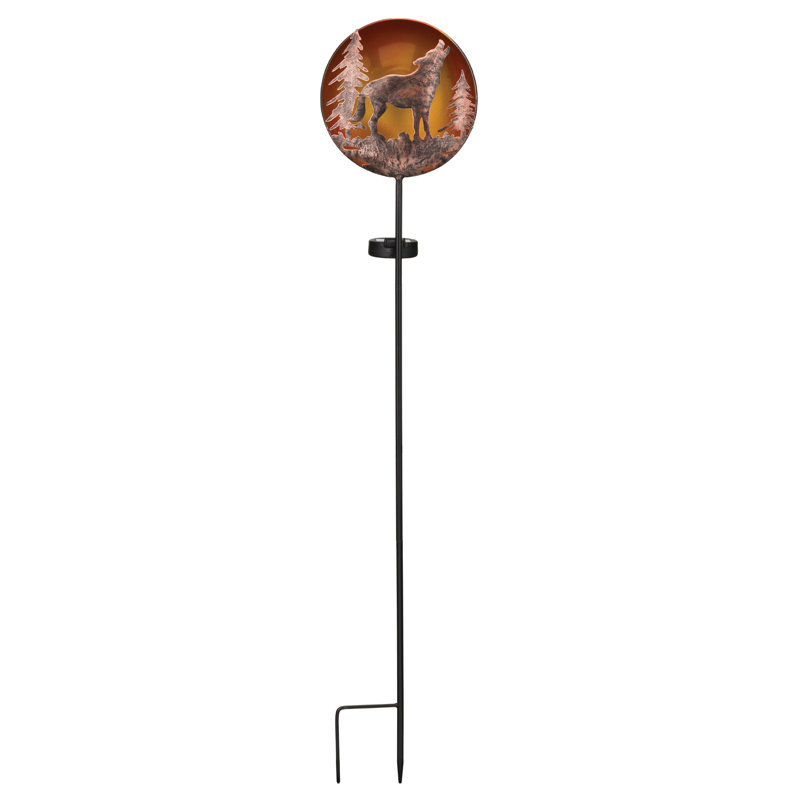 Regal Art & Gift Night Sky Solar Stake - Wolf & Reviews | Wayfair