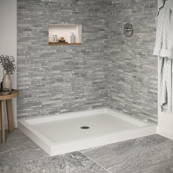 StreamlineBath Streamline NT-262-48WH-RH 48" W x 36" D Corner Acrylic ...