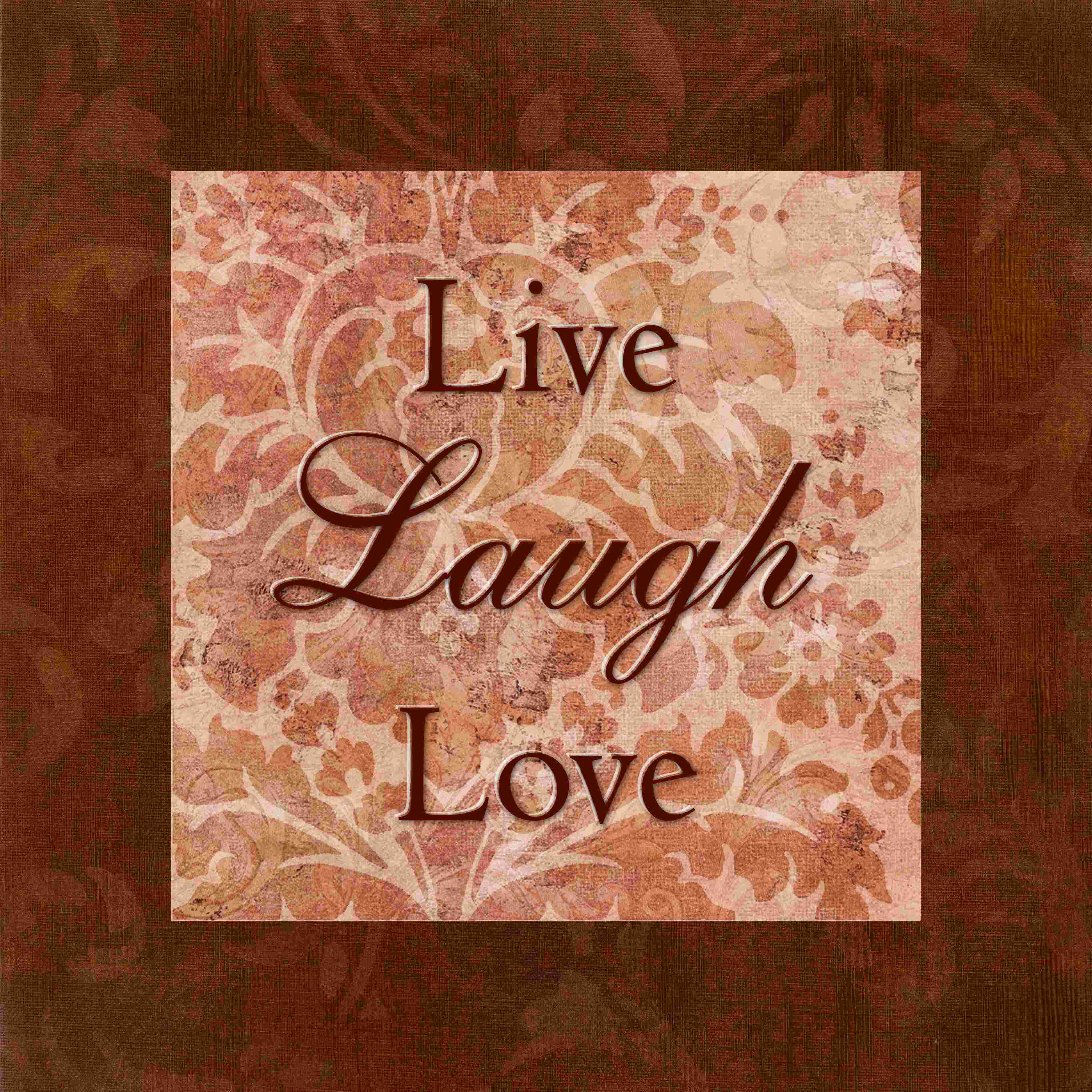 Trinx Damask Live Laugh Love - Wayfair Canada