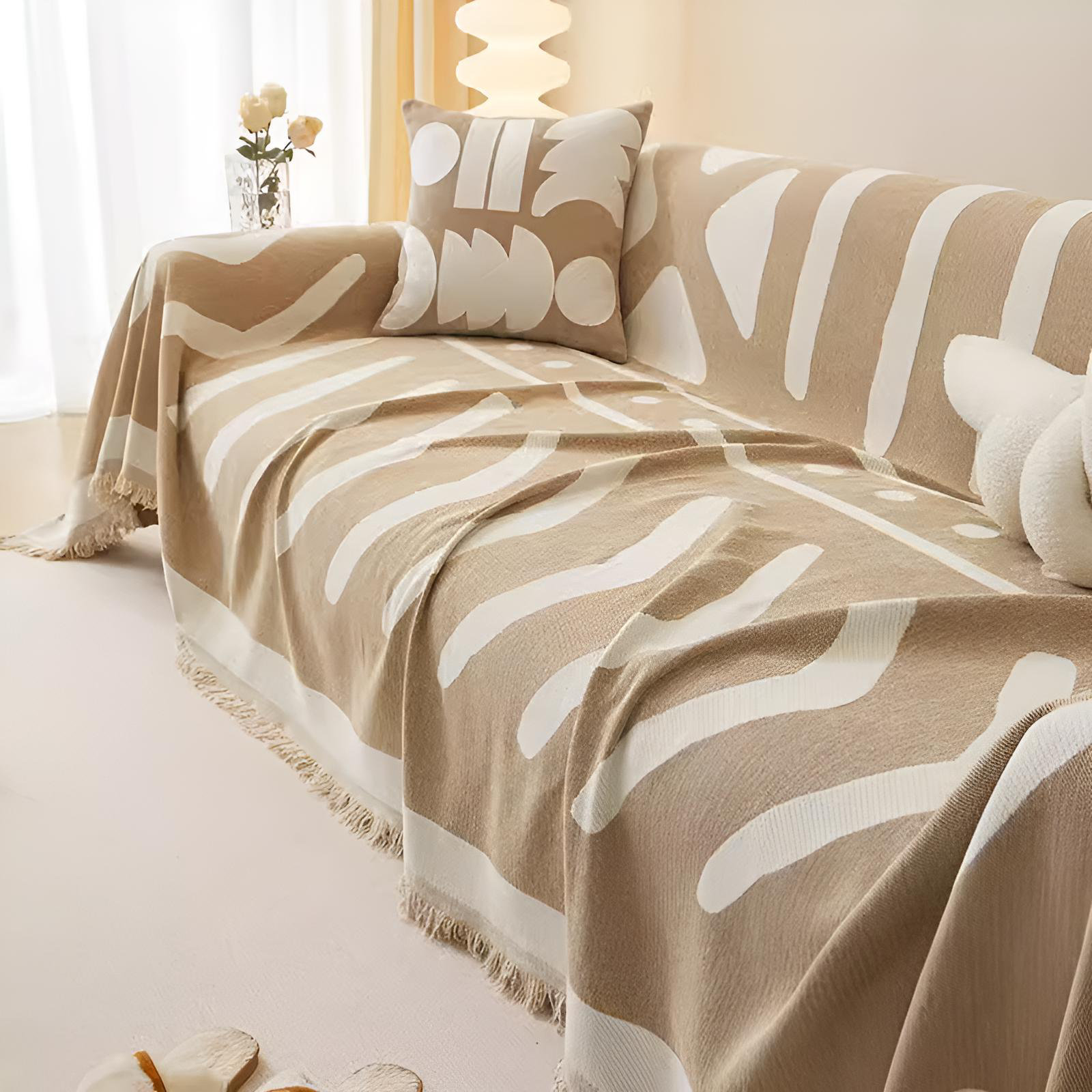 ACHERNAR LLC Anti-Scratch Box Cushion Sofa Slipcover | Wayfair