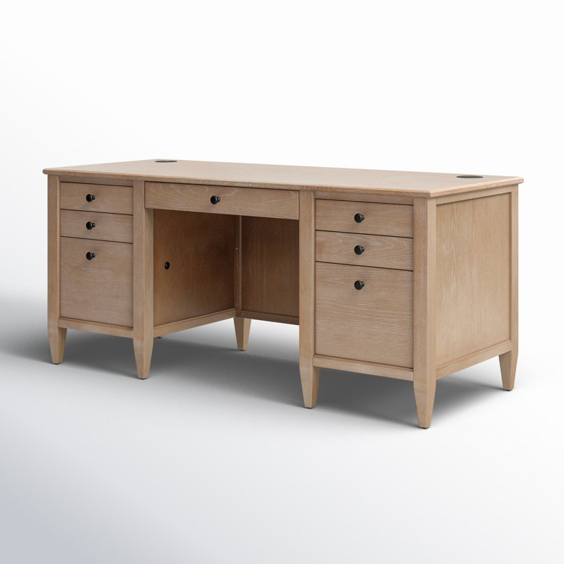 Birch Lane™ Gayle 66'' W Rectangular Executive Desk & Reviews | Wayfair