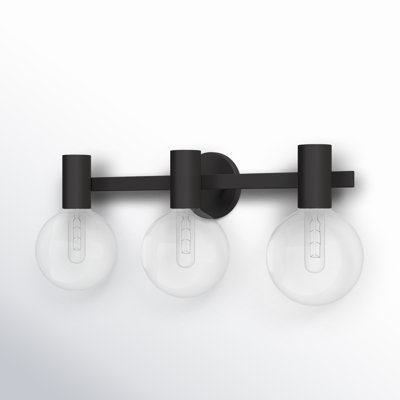 Roelf 3 Light Transparent Vanity Light & Reviews | AllModern