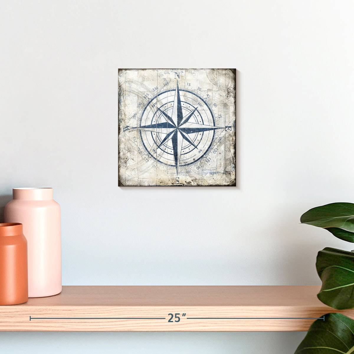 Breakwater Bay Aletra Compass Wood Blocks | Wayfair