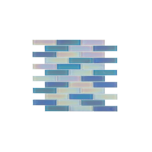 WS Tiles Reflections 1" x 4" Glass Linear Mosaic Tile | Wayfair