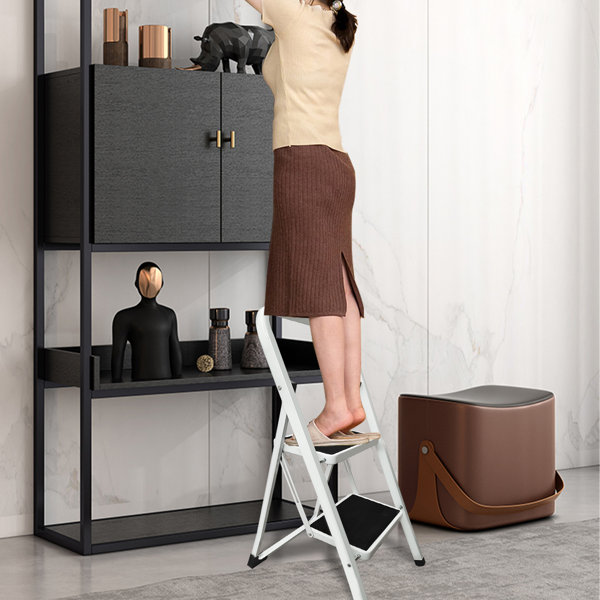 WFX Utility 2 - Step Steel Folding Step Ladder | Wayfair.co.uk