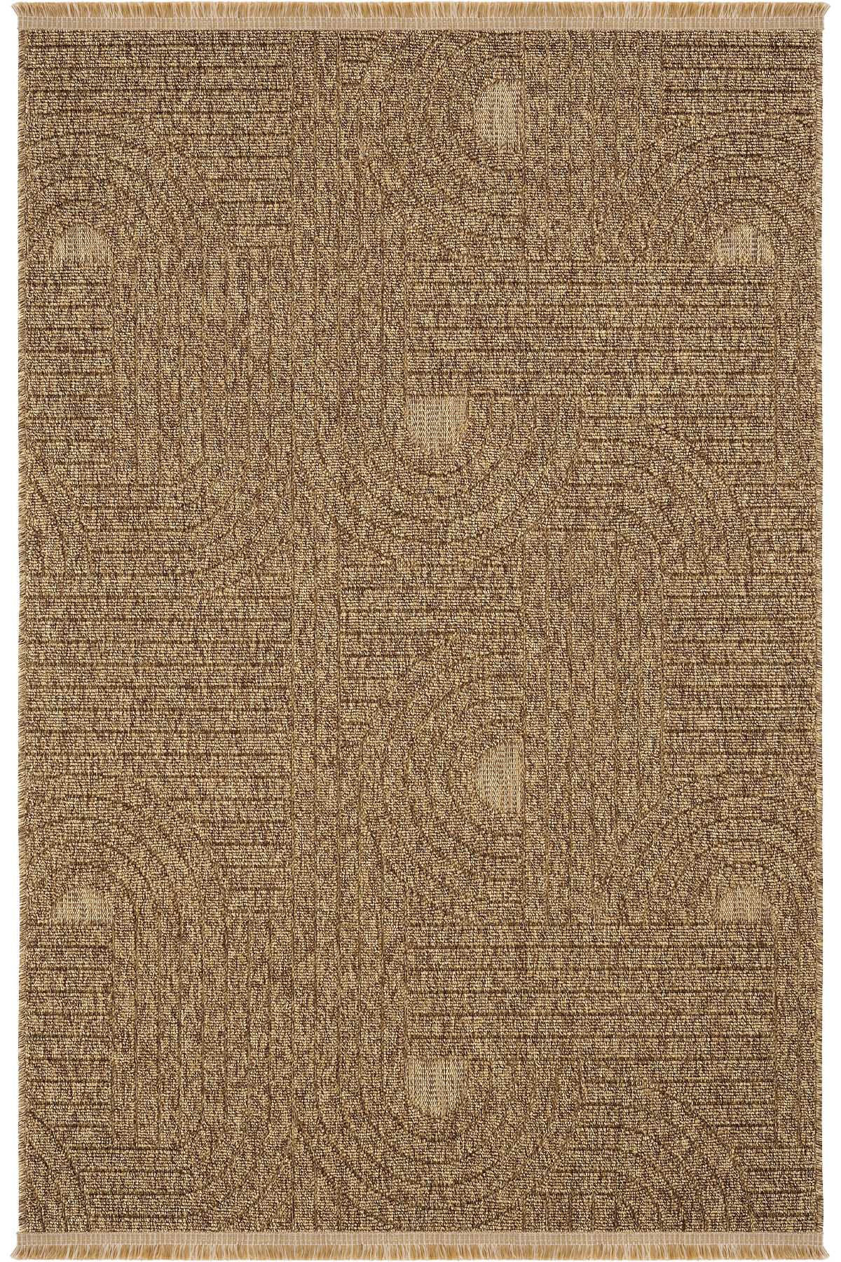 Hokku Designs Hasir Coffee Sisal Textured Cut Pile Rug | Wayfair