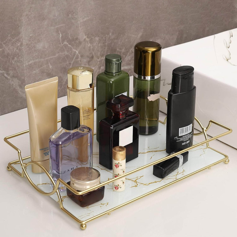 Mercer41 Vanity Tray Luxury Bathroom Counter Tray | Wayfair