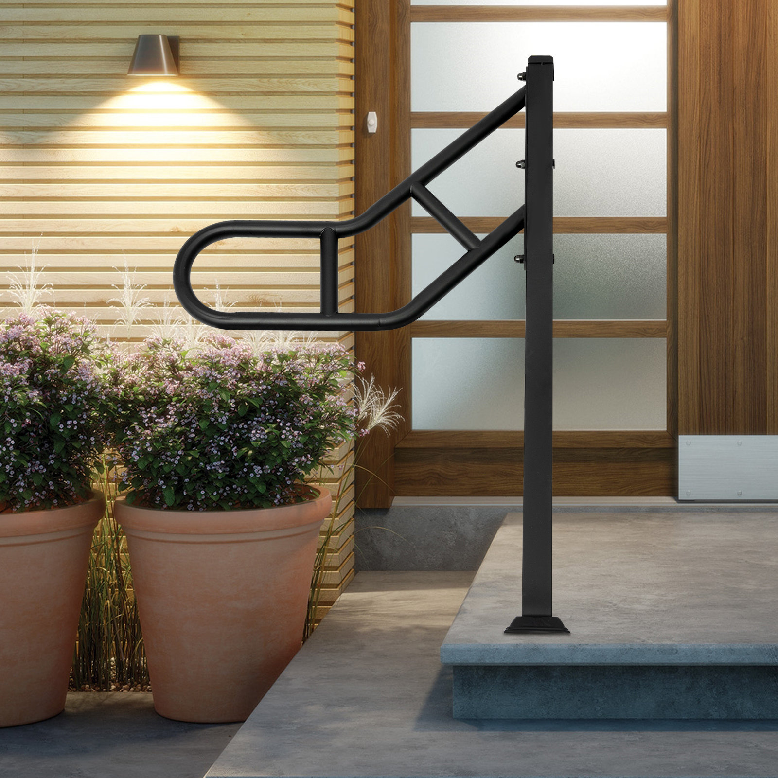 YYBSH 36" H U-Shaped Stair, Hand Rails For Outdoor Steps - Wayfair Canada