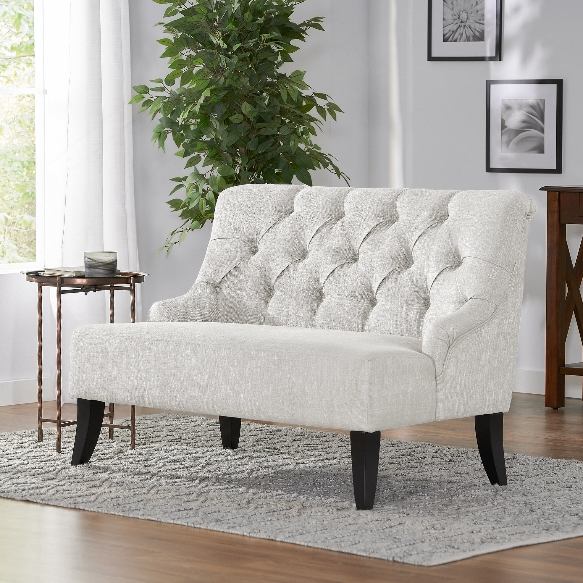 House of Hampton® Charming French-Inspired Settee for Stylish Interiors ...