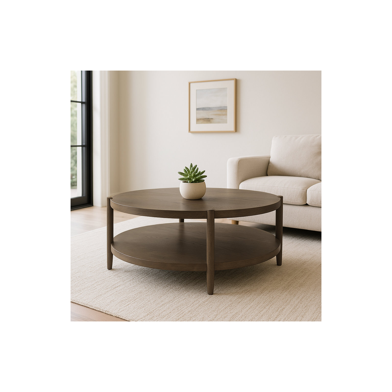 Joss & Main Reece 48" Round Coffee Table | Joss & Main