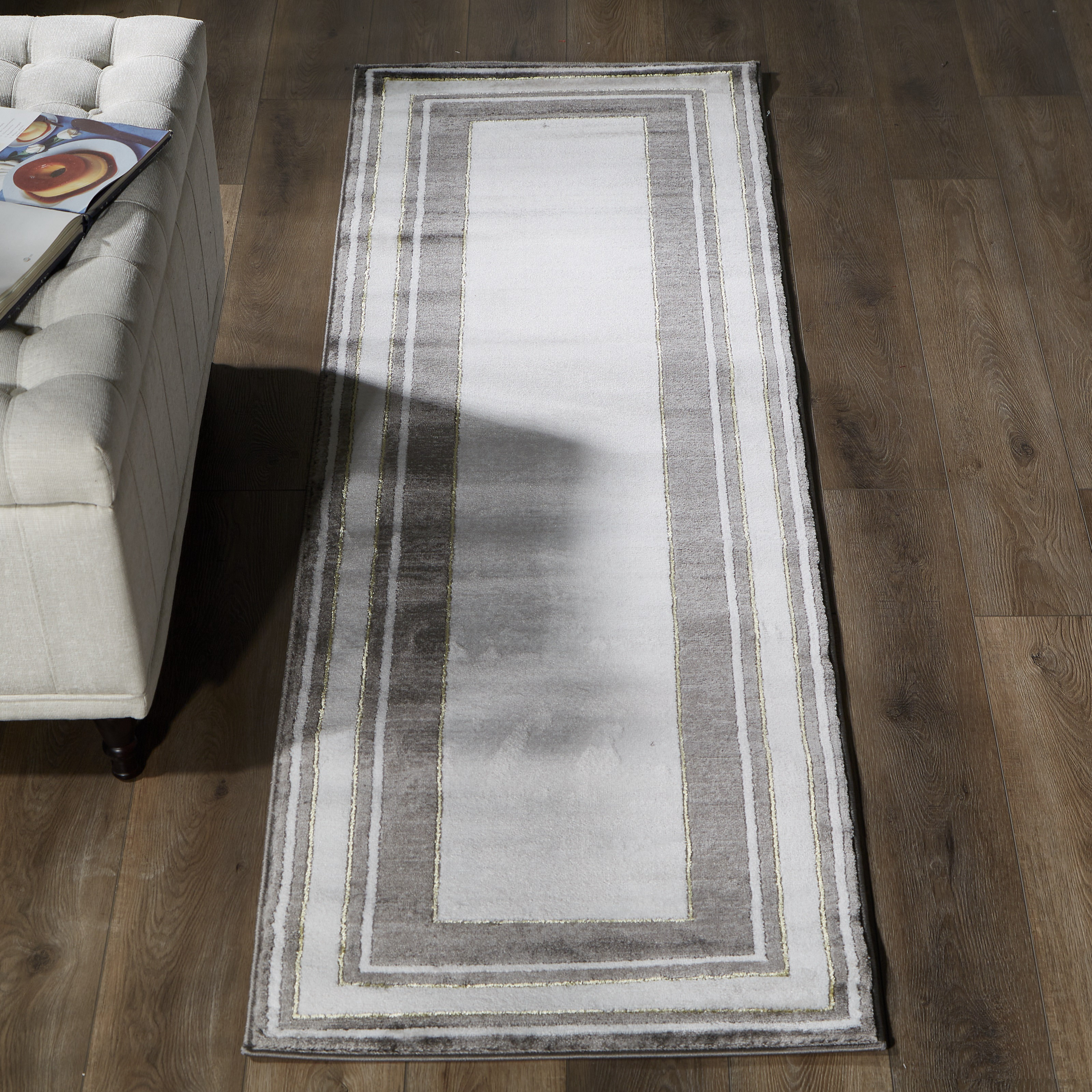 Mercer41 Bolog Abstract Black/Beige/Gray Area Rug | Wayfair