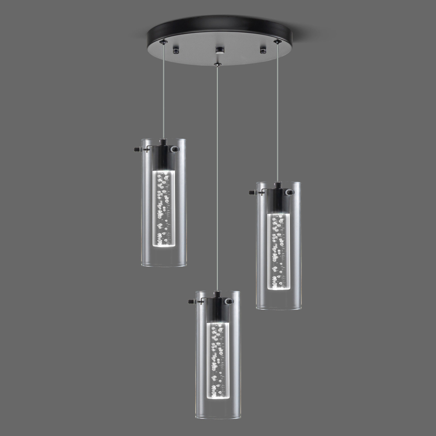 Wrought Studio Javanta 3 - Light Kitchen Island Bulb LED Pendant ...