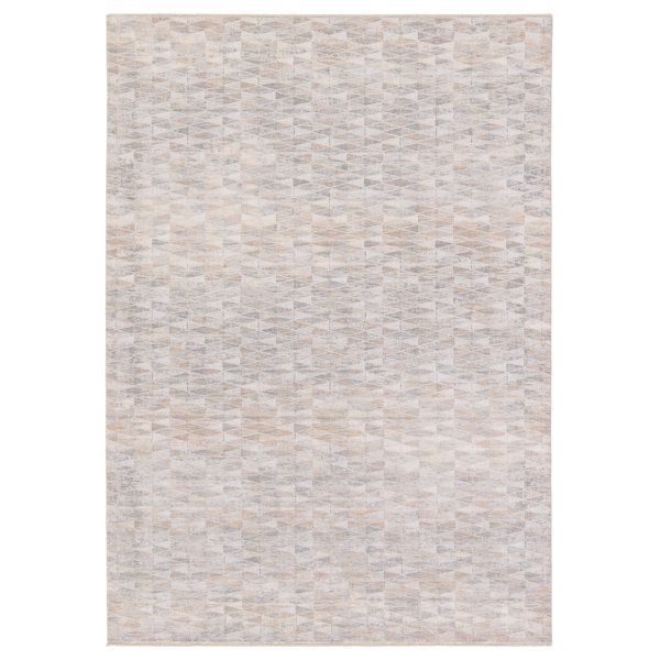 Corrigan Studio® Luray Trellis Tan/ Gray Rug | Wayfair