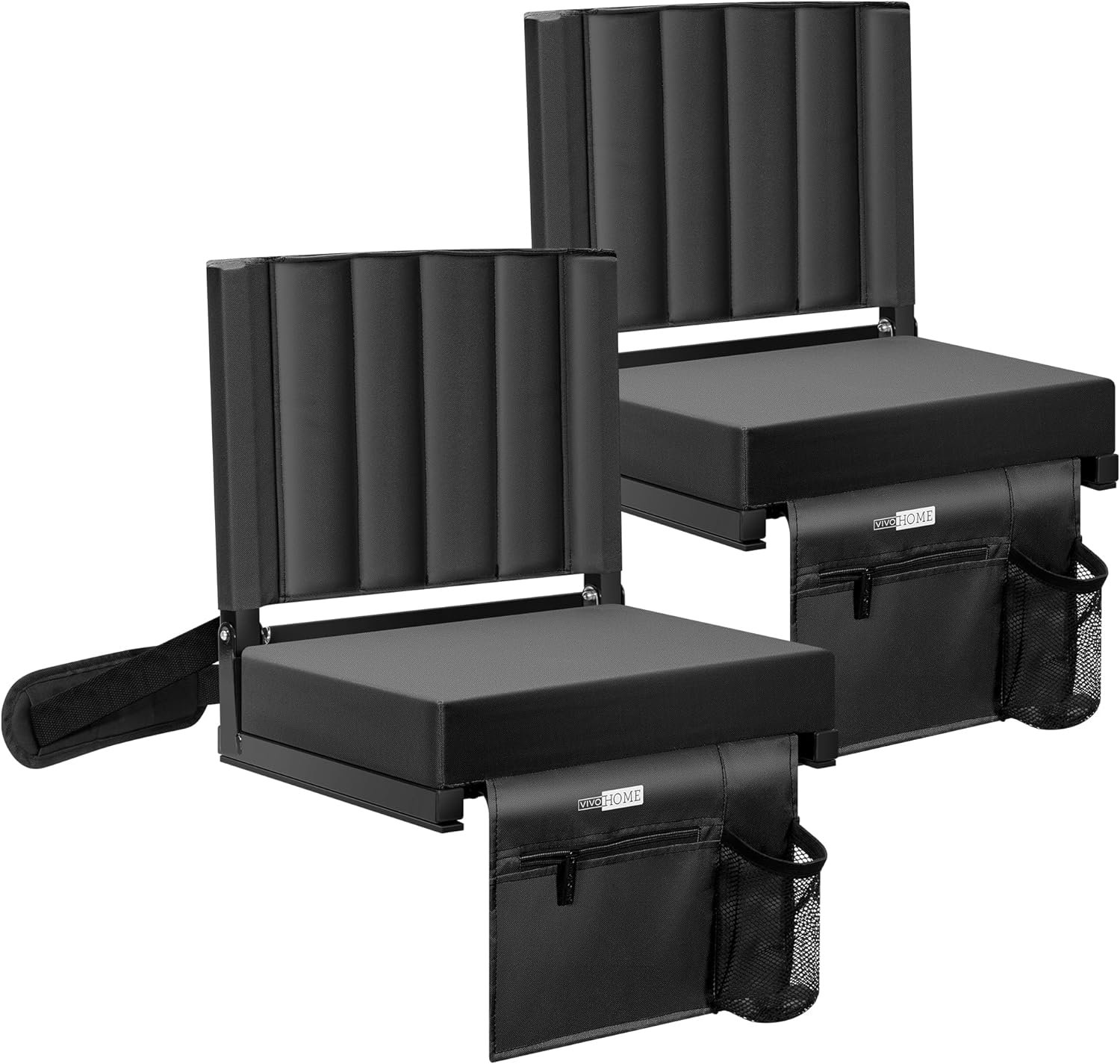 Arlmont & Co. Shoichiro Folding Stadium Seat with Cushions | Wayfair