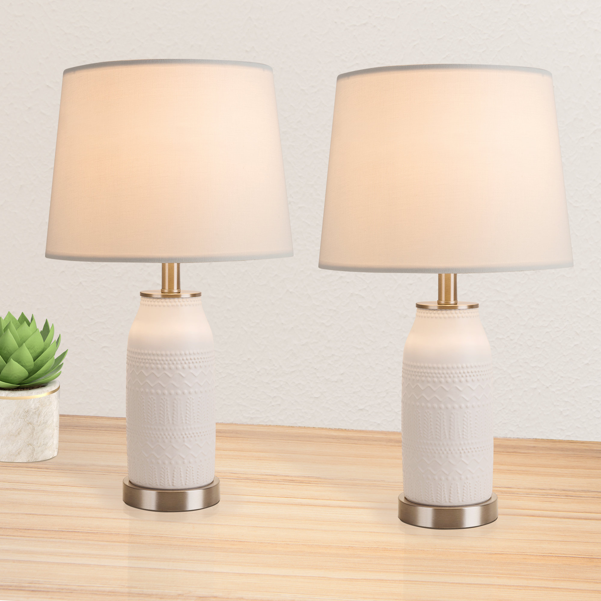 SIMPOL HOME Modern Table Lamps,Transitional Table Lamp for Living Room ...