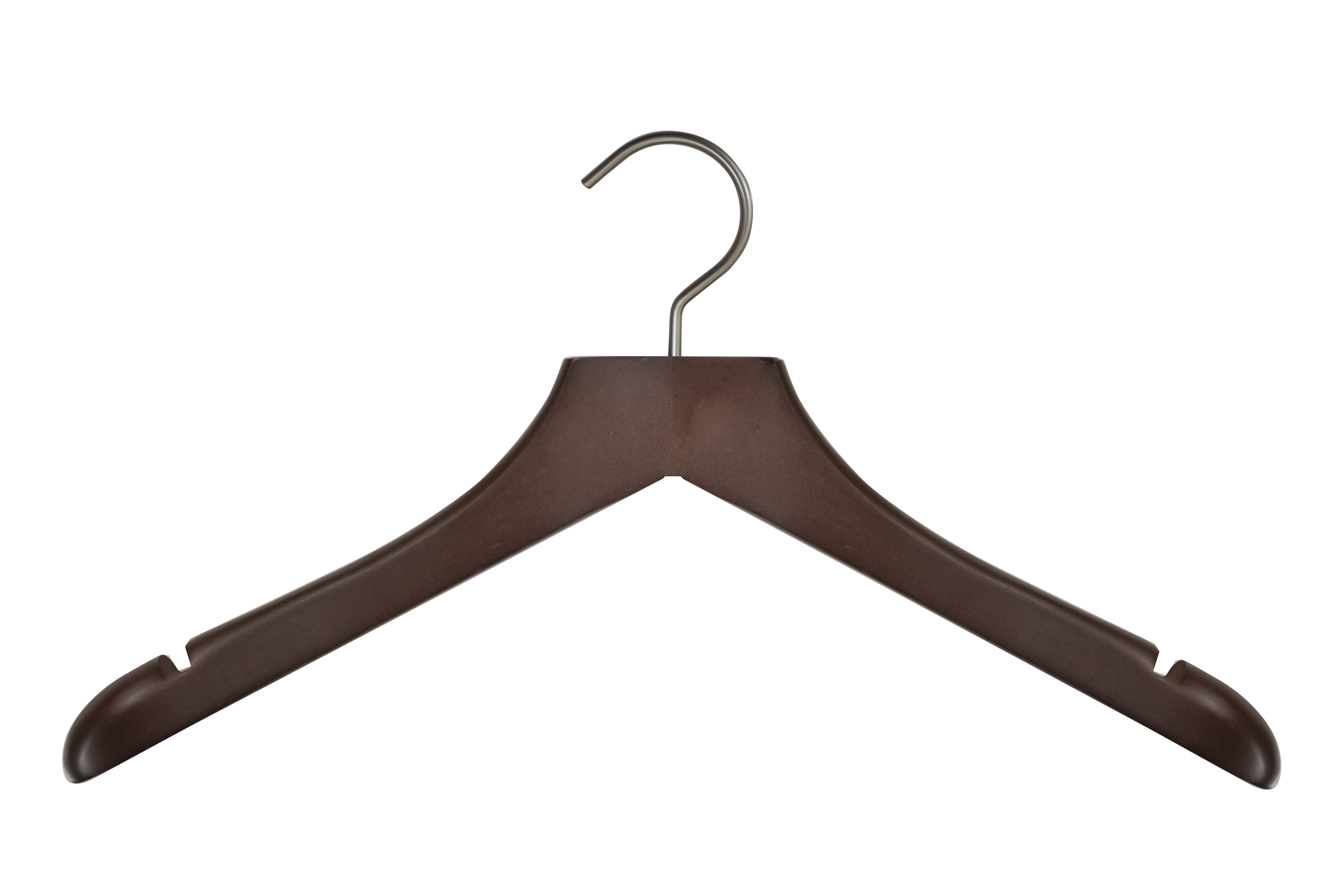 NAHANCO Concave Wooden Jacket Hanger for Suit/Coat | Wayfair