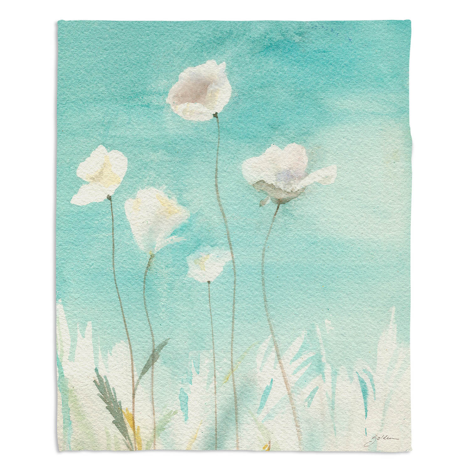 DiaNoche Designs Poppies Throw | Wayfair