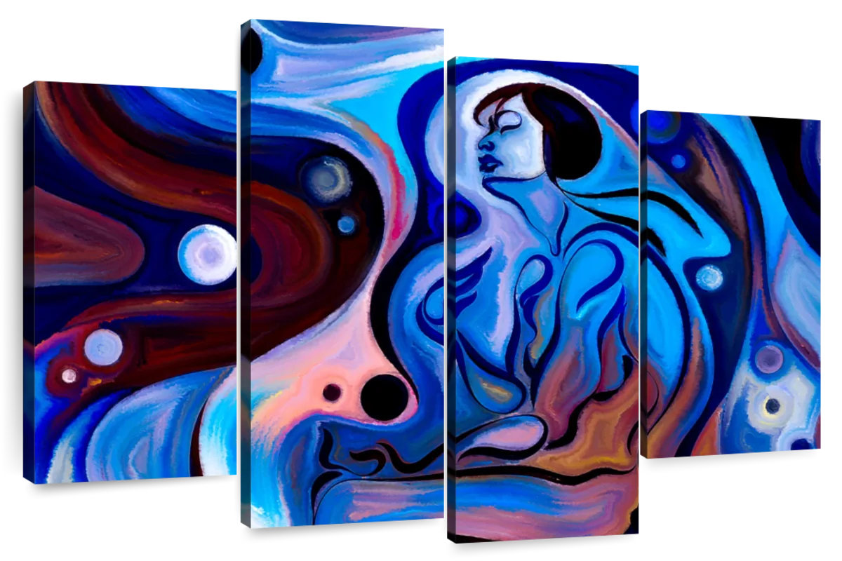 Wade Logan® Avery Woman Abstract | Wayfair