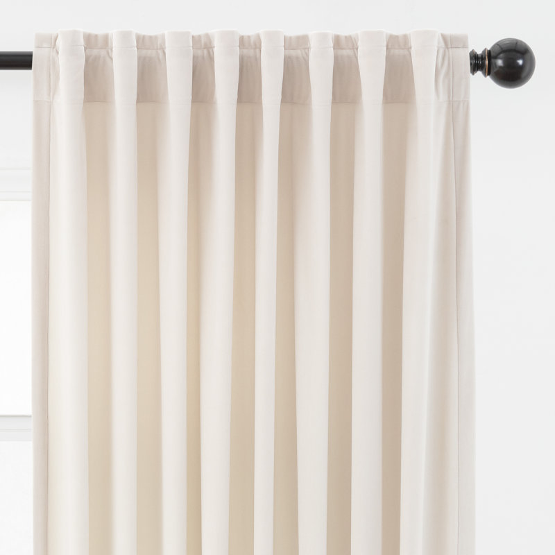 Eider & Ivory™ Heady Polyester Room Darkening Curtain Pair & Reviews ...