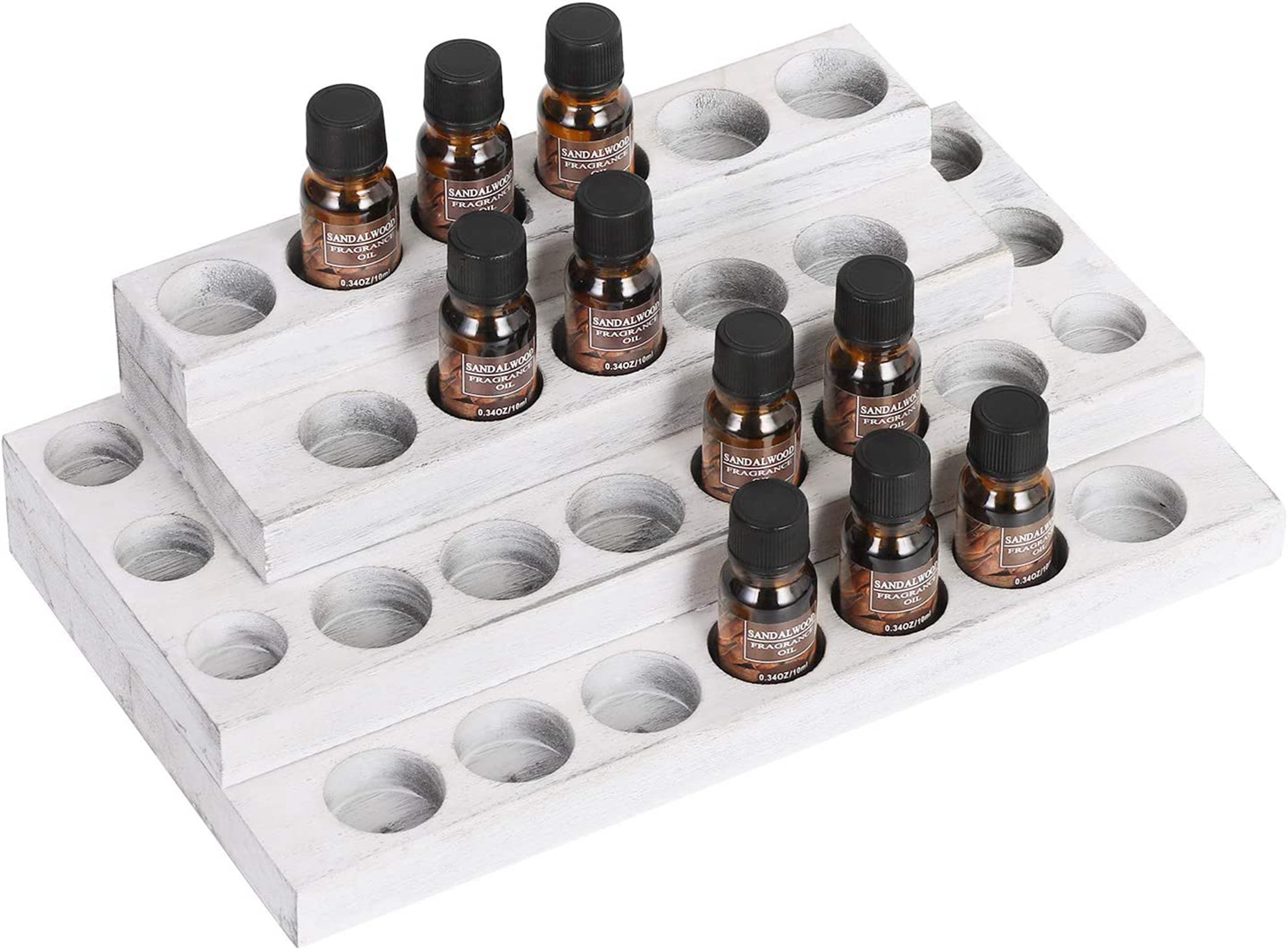 Gracie Oaks Lilyannah 4 Tiers Essential Oils Storage Rack Nail Polish ...