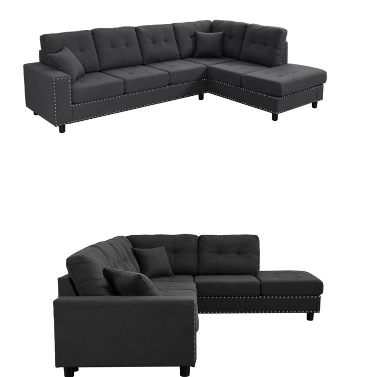 Latitude Run® Callida 2 - Piece Upholstered Sectional | Wayfair