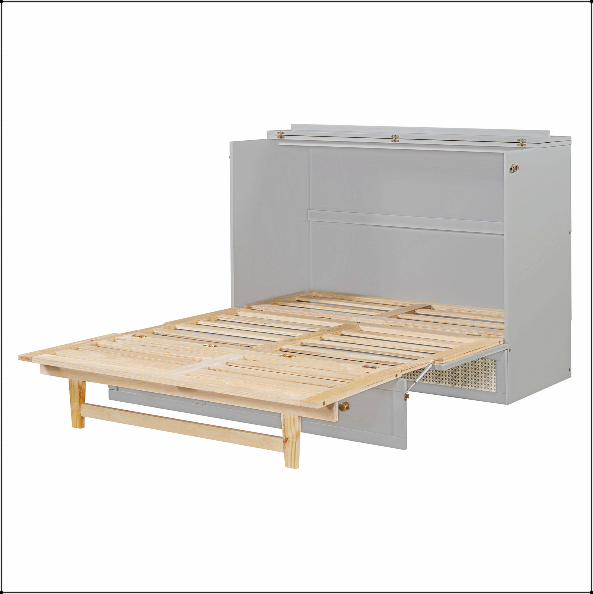 Bayou Breeze Full Size Murphy Bed with Large Drawers The perfect ...