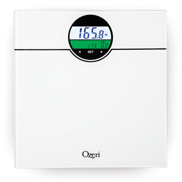Ozeri WeightMaster 400 lbs Weight Scale with BMI and Weight Change ...