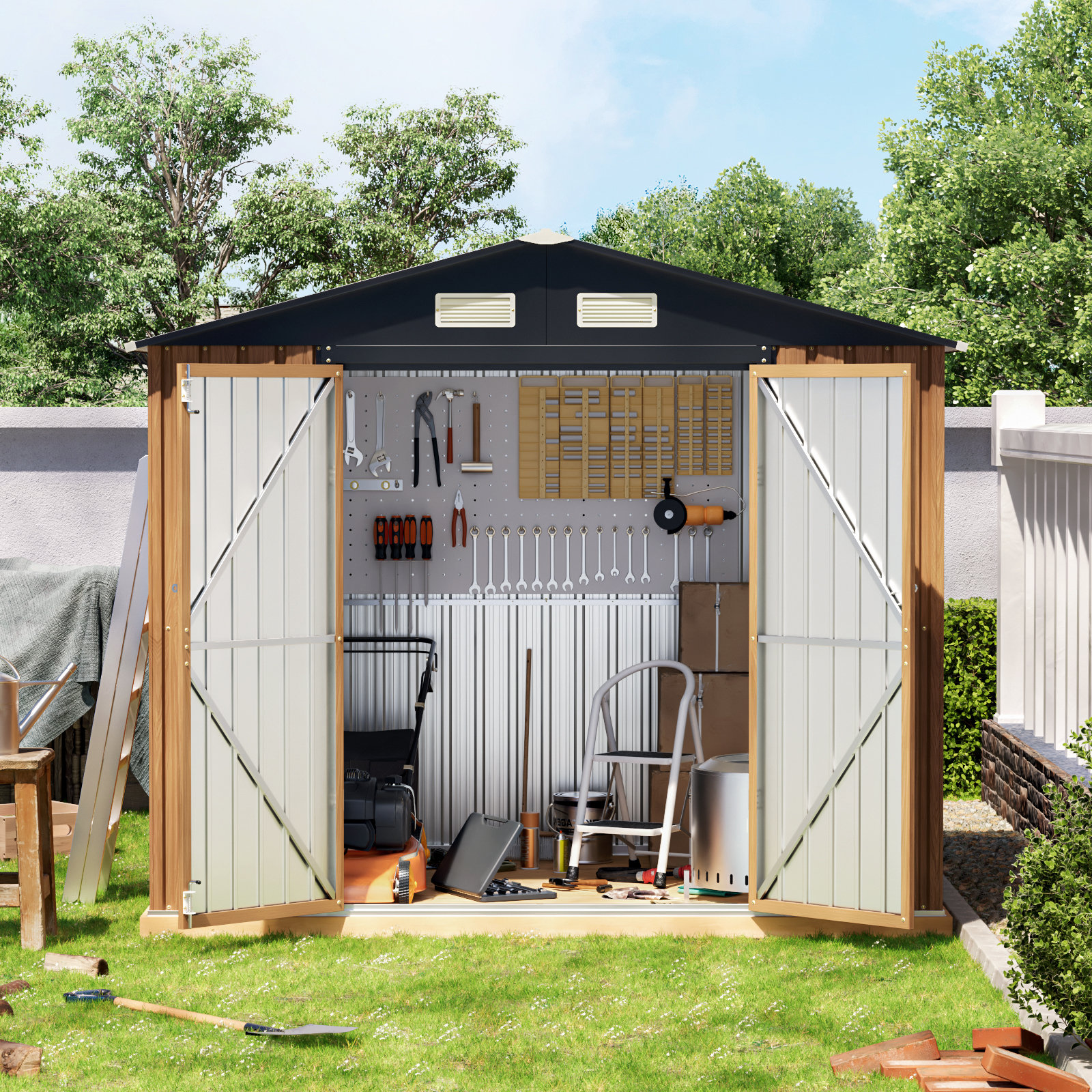 outvue 8 X 6 Ft Sheds & Outdoor Storage ,Tool Shed With Sloping Roof ...