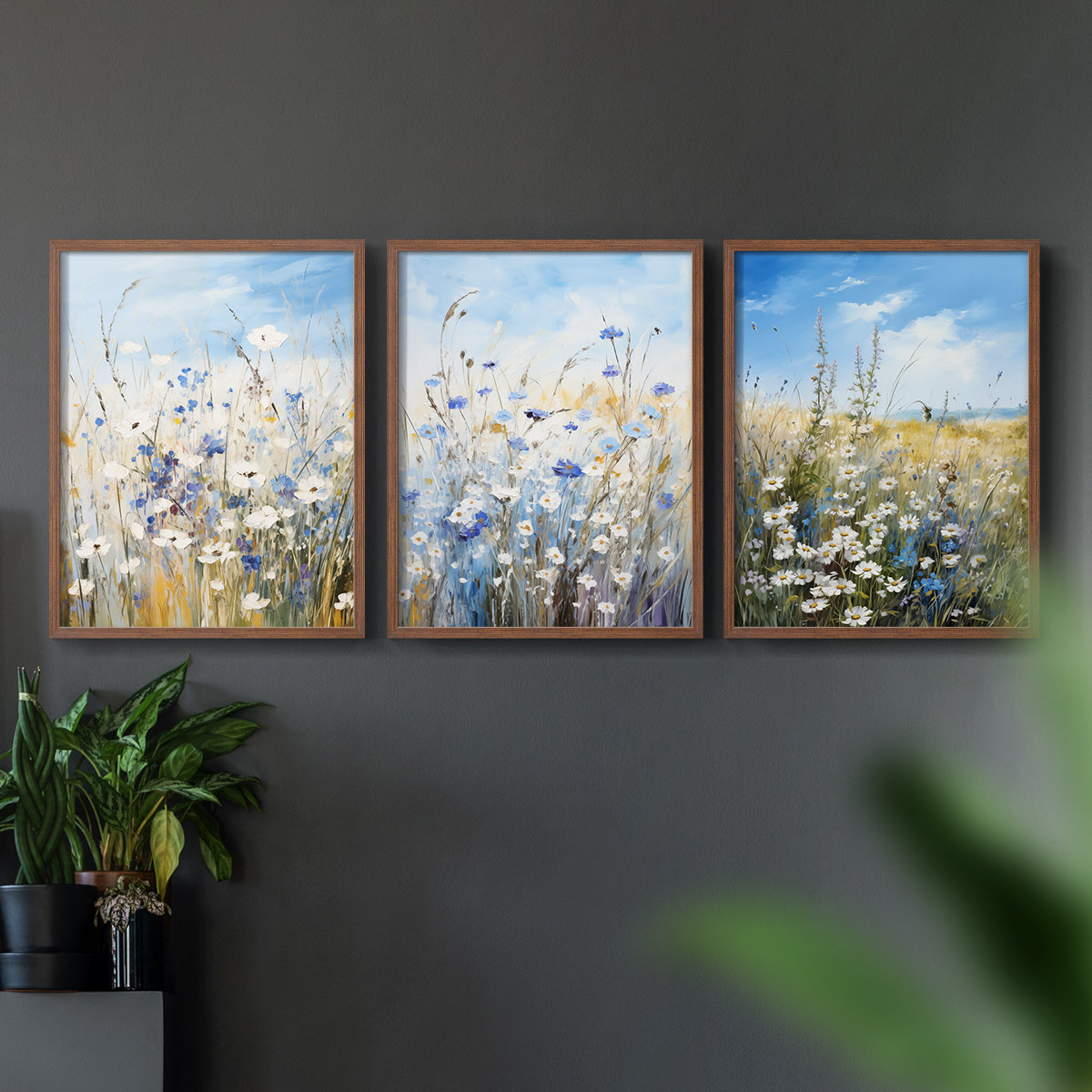Wexford Home Floral Study Series X -Set Of 3 Framed Giclee Prints ...