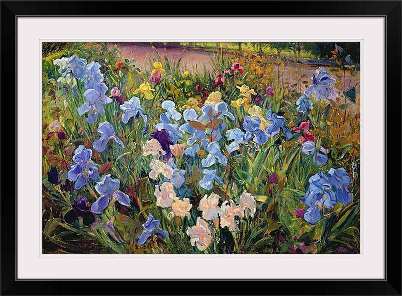 August Grove Sharples The Iris Bed, 1993' by Timothy Easton Painting ...