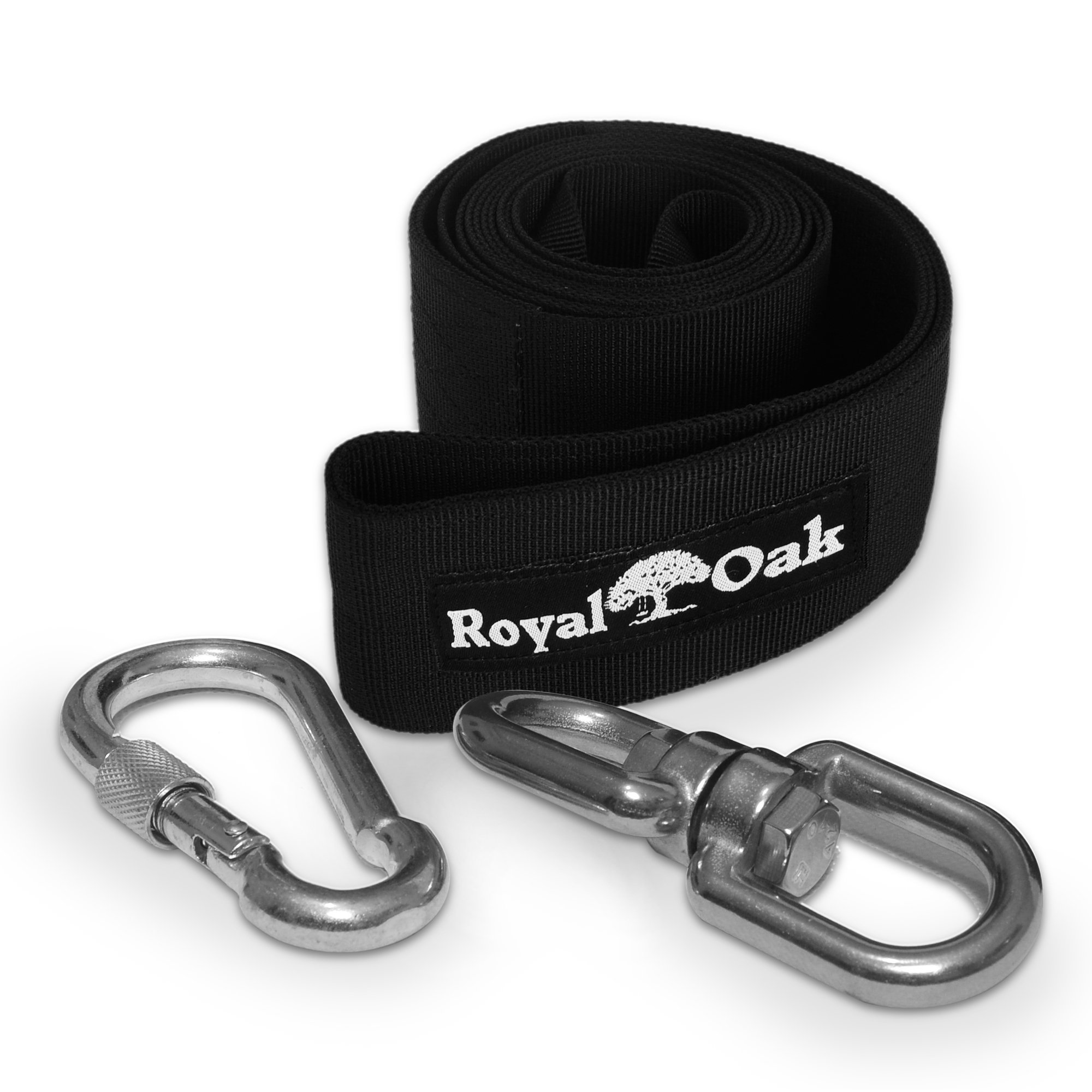 Royal Oak Easy Hang Tree Swing Strap With Heavy Duty Carabiner And ...