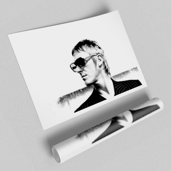 East Urban Home Paul Weller Shades People Print Poster - No Frame ...