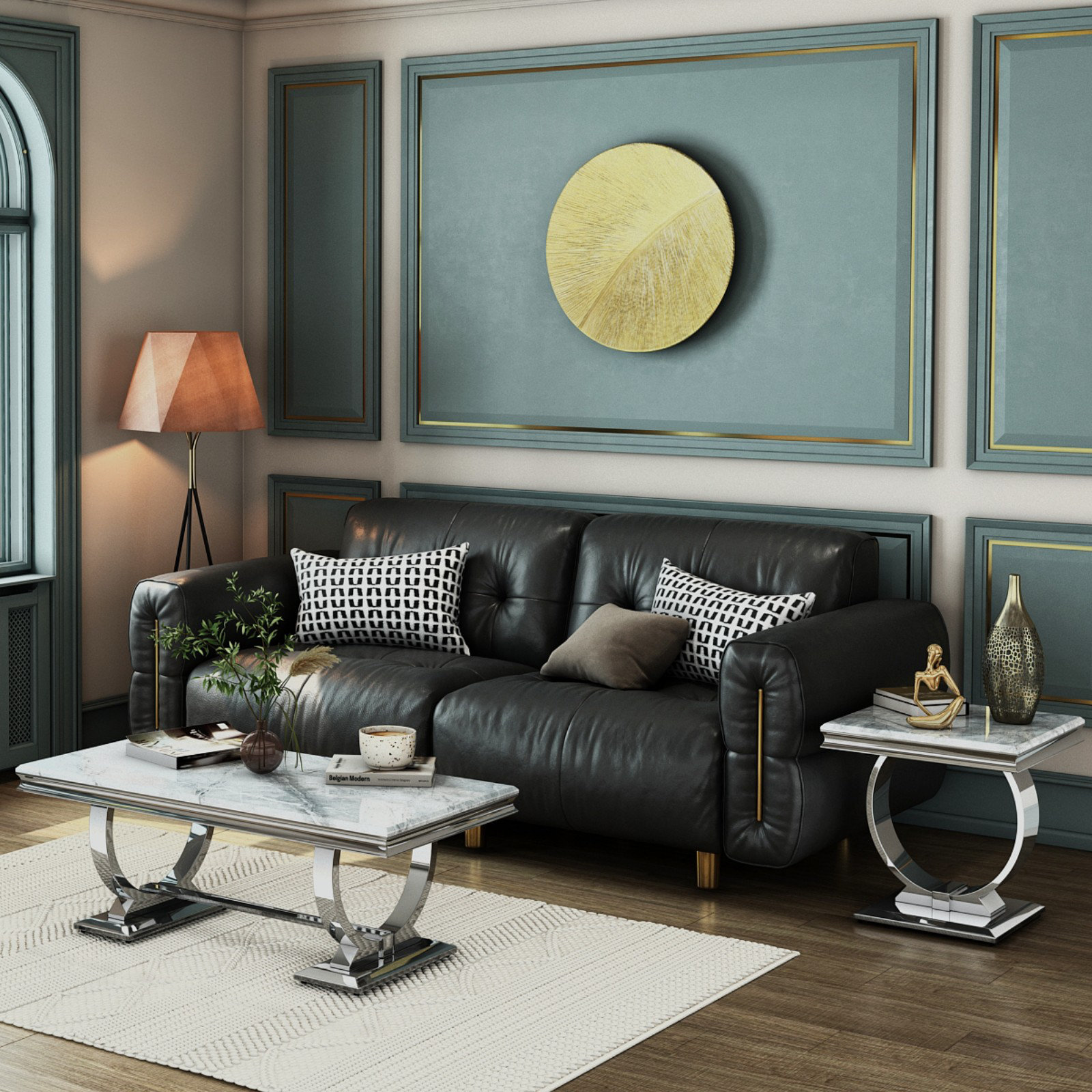 Everly Quinn 2 Piece Living Room Table Set | Wayfair