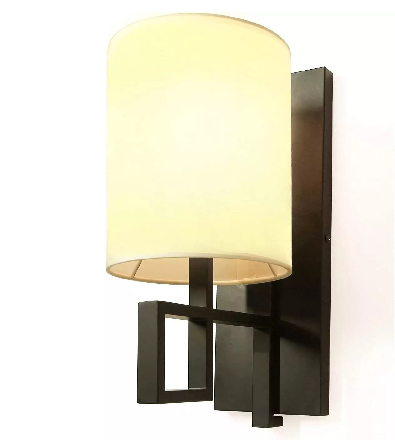 Ebern Designs Wall Sconce Fabric Shade - 14.96''''h Indoor Wall Sconces ...