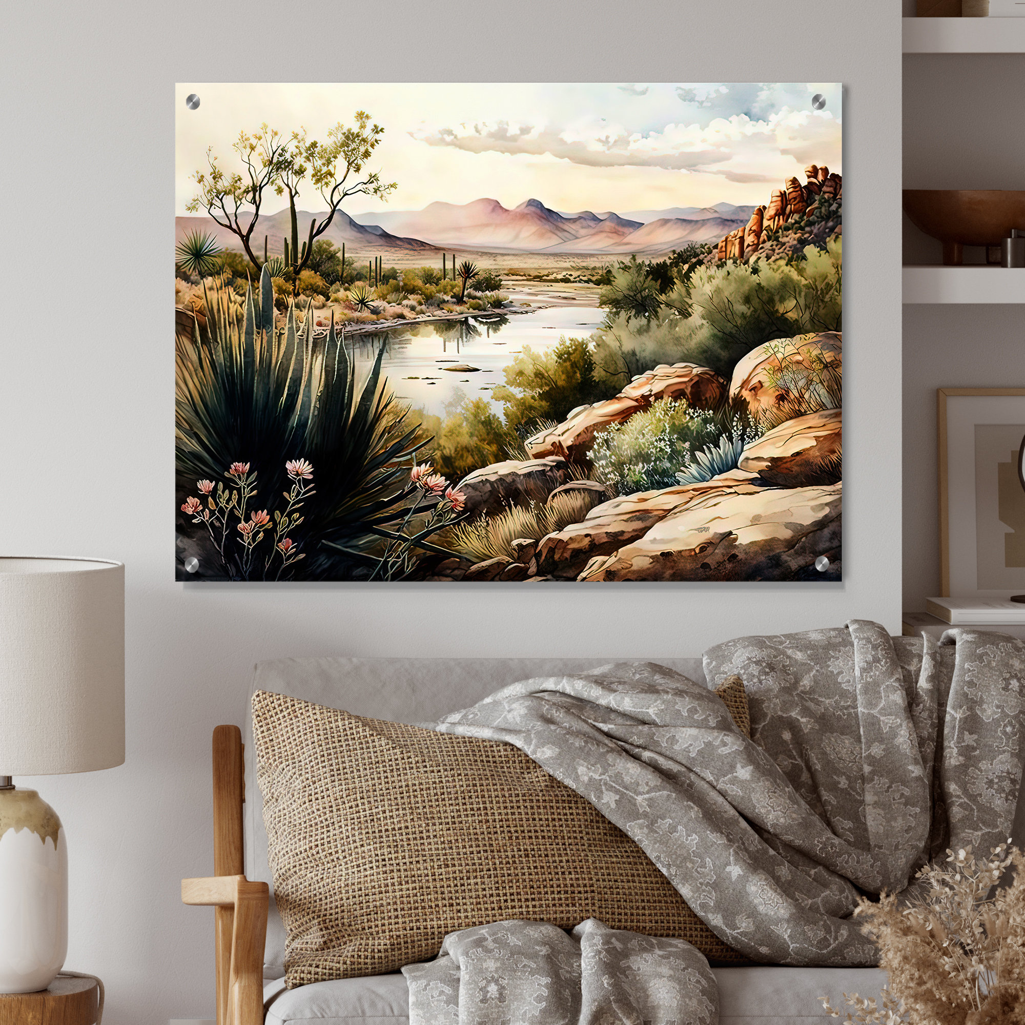 Lark Manor™ Arizona Desert Scenery IV - Western Acrylic Wall Art | Wayfair